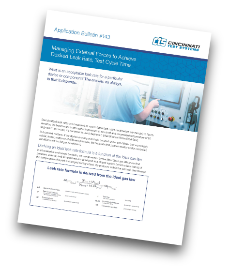 Pressure Decay Leak Test Systems | Accurate & Reliable Leak Detection