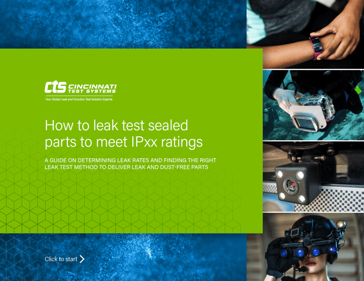 Ipxx Ratings Leak Test Guide | IPxx Leak Test Guide