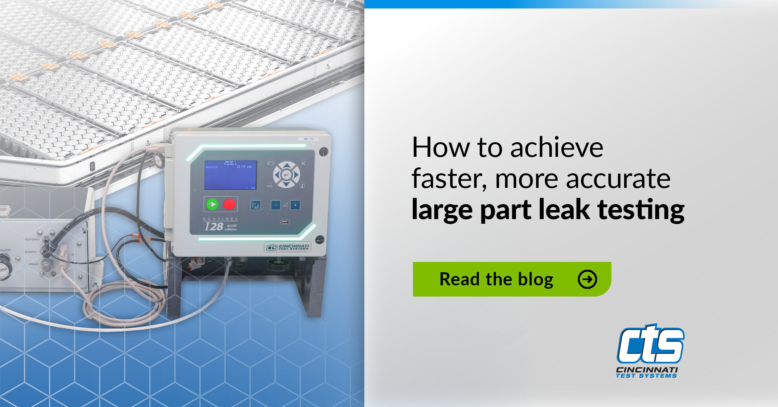 How to Maximize Fill Time for Fast, Accurate Large Part Leak Testing