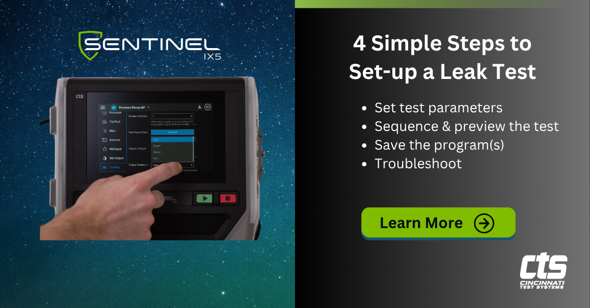 Four Simple Steps to Setting Up a Leak Test