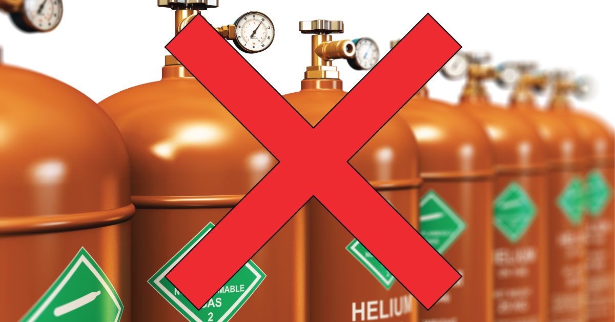 Forming gas is an effective and safe trace gas alternative to helium